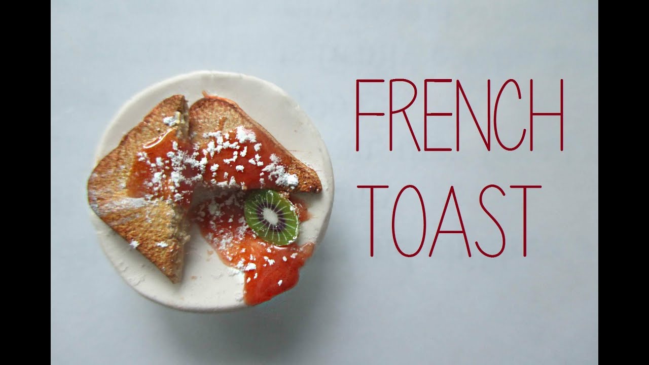 Polymer Clay Mini French Toast Tutorial (Miniature Mondays) - YouTube