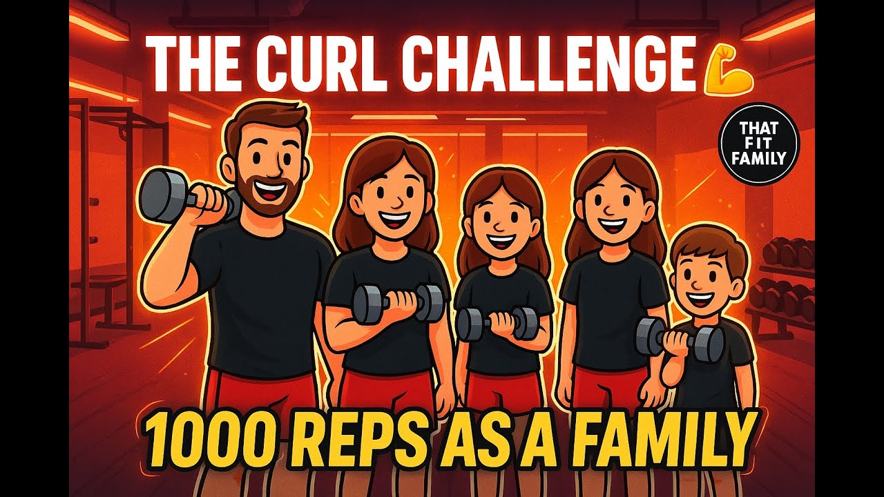 The Fit Family Curl Challenge 💪 | 1000 Reps, 1 Winner, All Heart ️ ...
