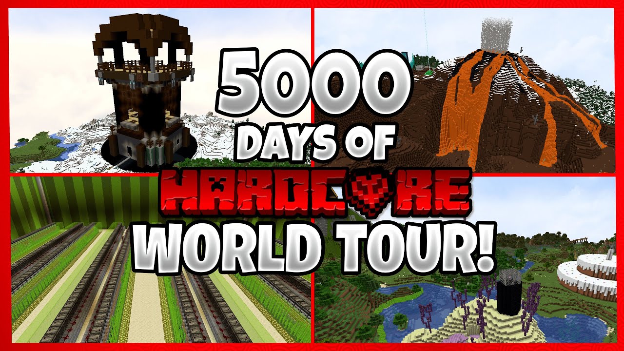 I Survived 5000 Days In Hardcore Minecraft! (300+ IRL Days!) - YouTube