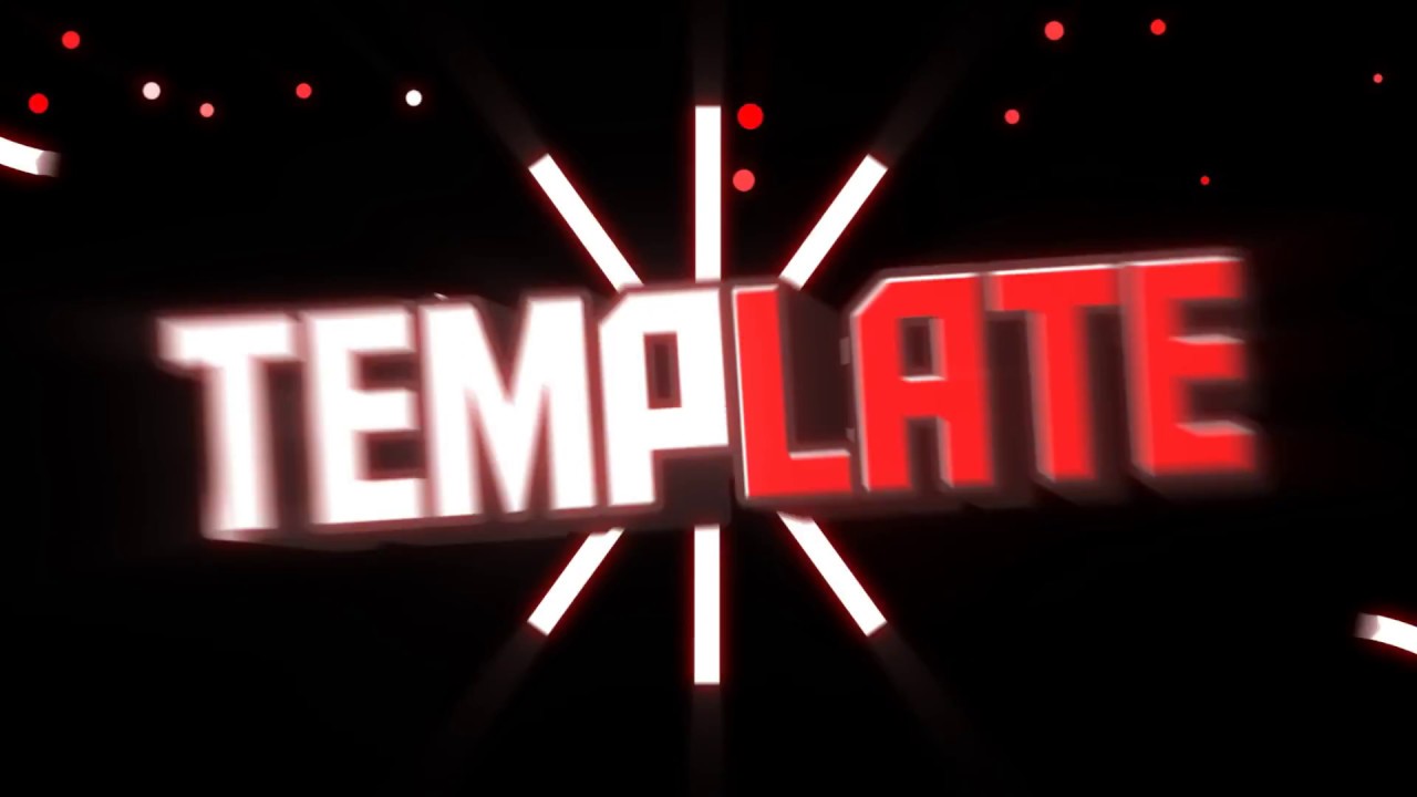 template - after effects [sync] amazing red intro template! - YouTube