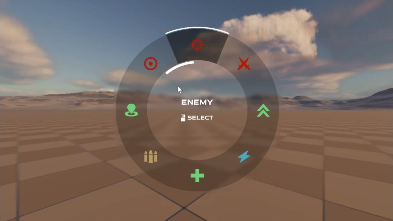 Dynamic menu wheel UI material | Unreal Engine - YouTube