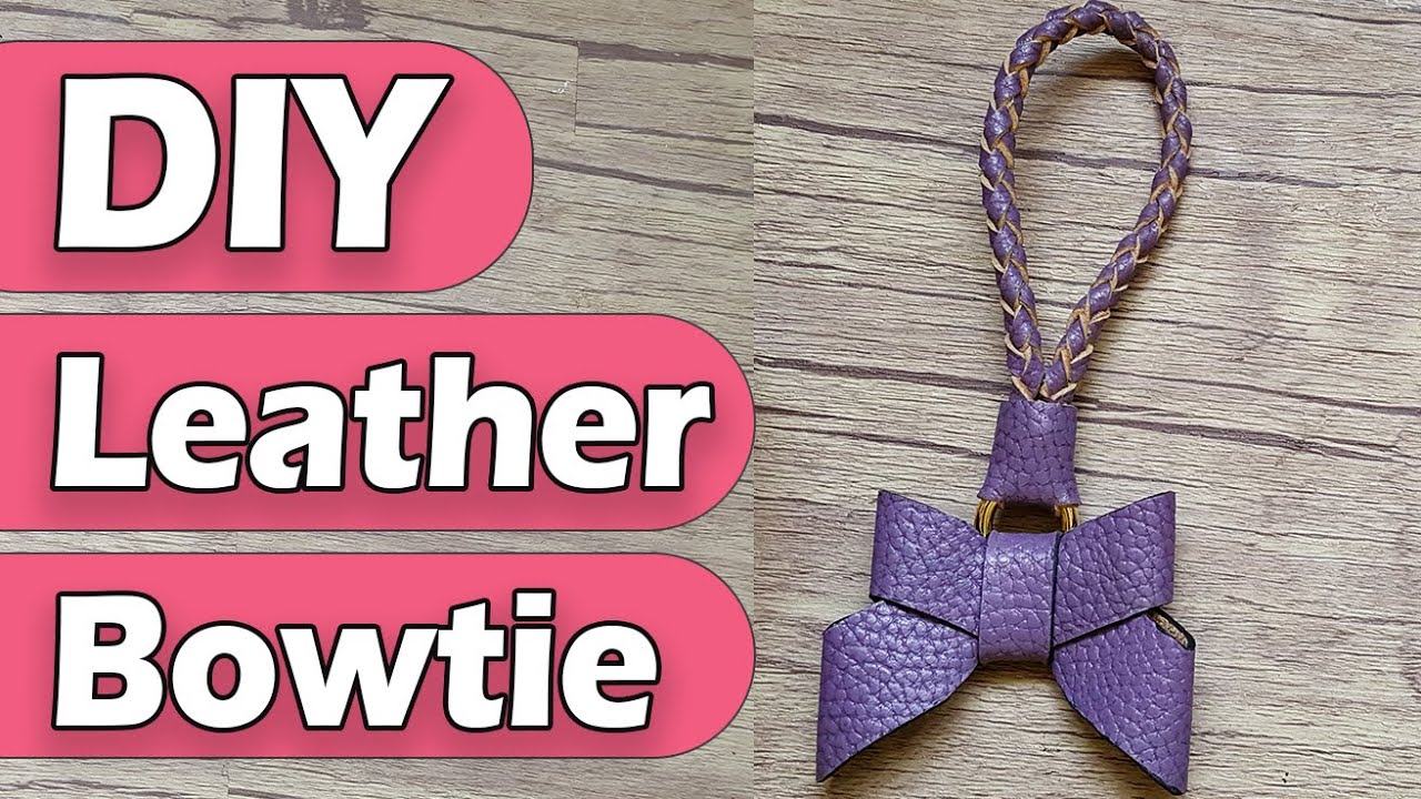 How to Make Keychain // Make Leather Keychain // DIY - YouTube