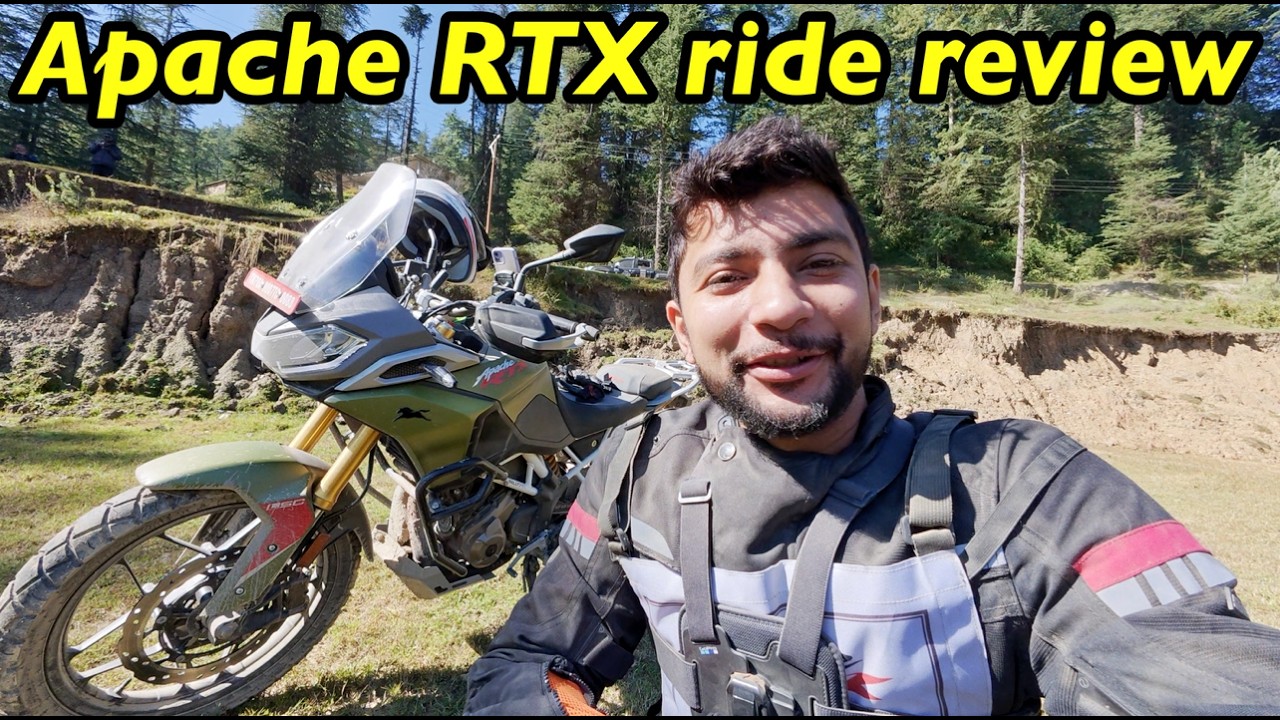 TVS Apache RTX 300 Adventure Ride In Hills, Off-roading, Performance ...