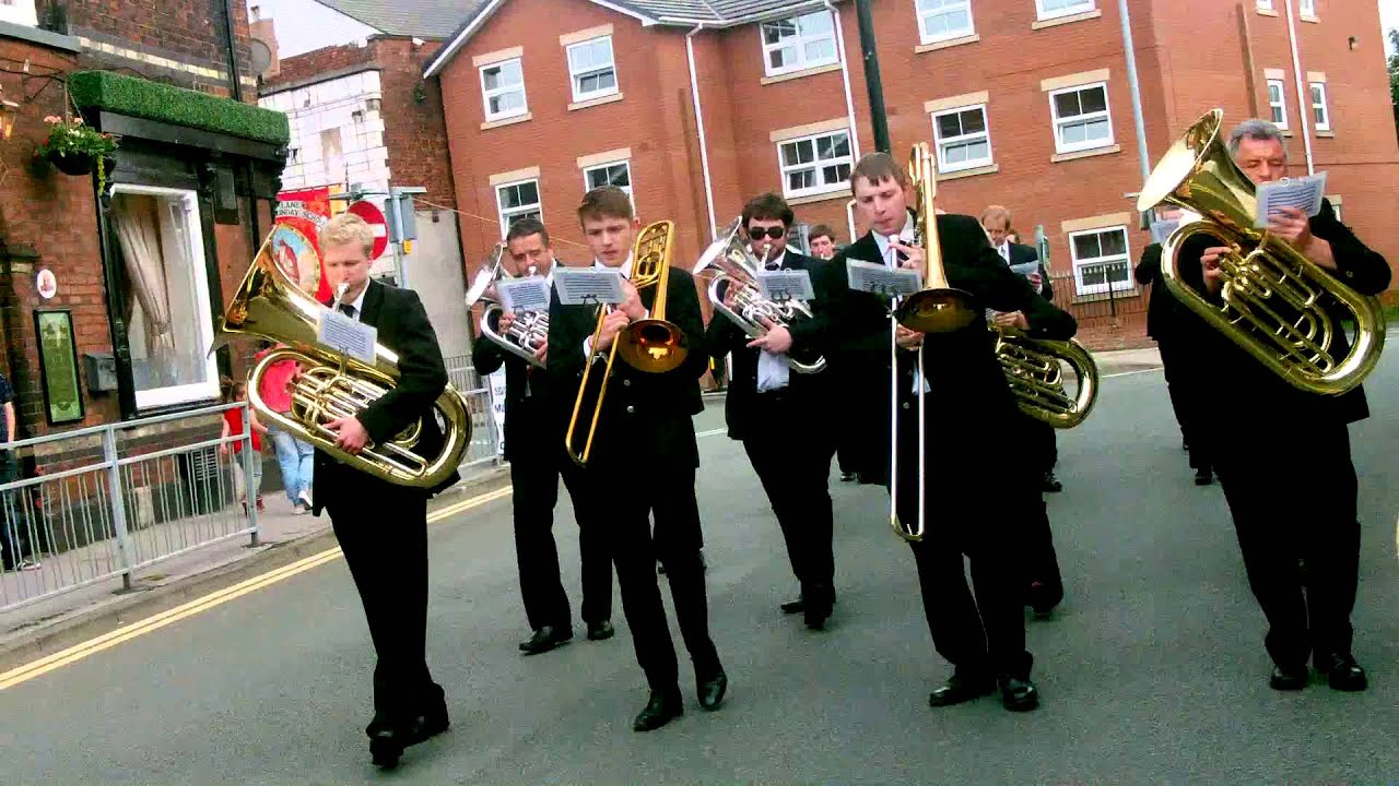 Tyldesley Brass Band Bag Lane March performing CWN RHONDA - YouTube