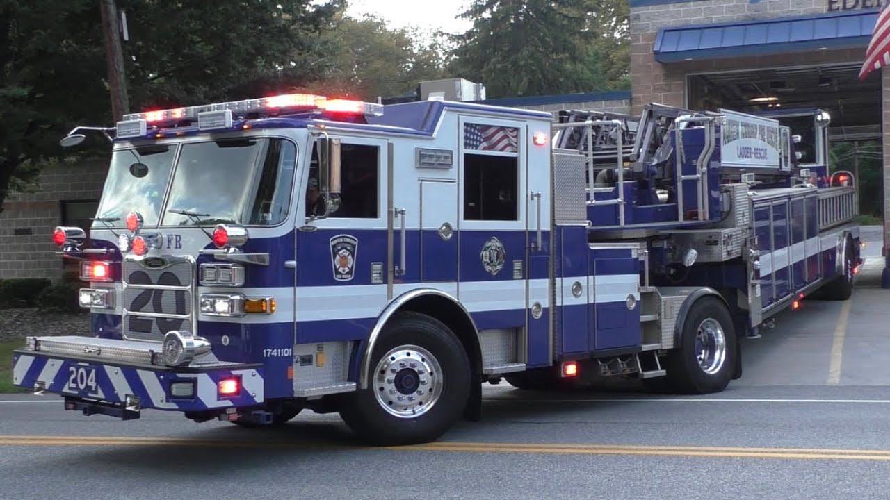 Manheim Township Fire Rescue Truck 204 Responding 9/4/19 - YouTube
