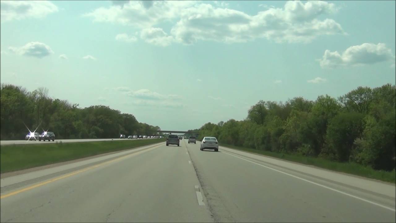 Wisconsin - Interstate 94 West - Mile Marker 280 to 260 (5/21/16) - YouTube