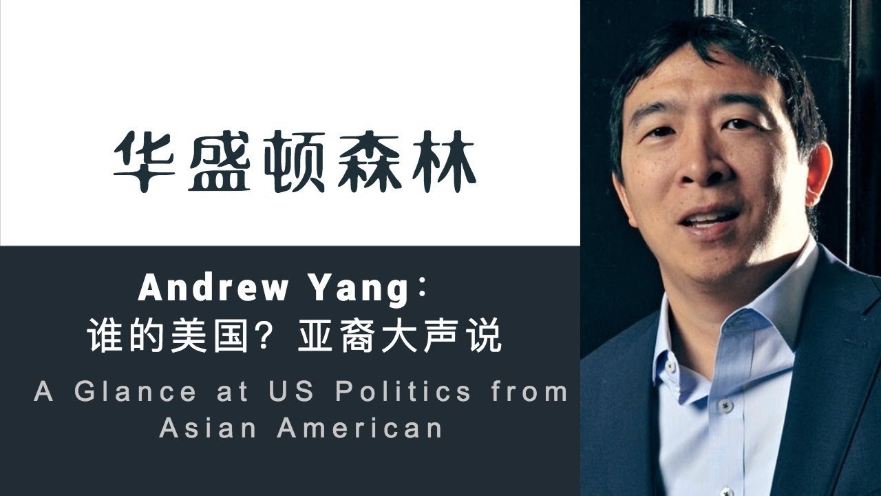 A Glance at US Politics from Asian American: Andrew Yang Presidential ...