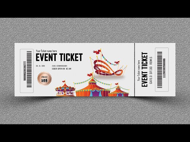 Event Ticket Design