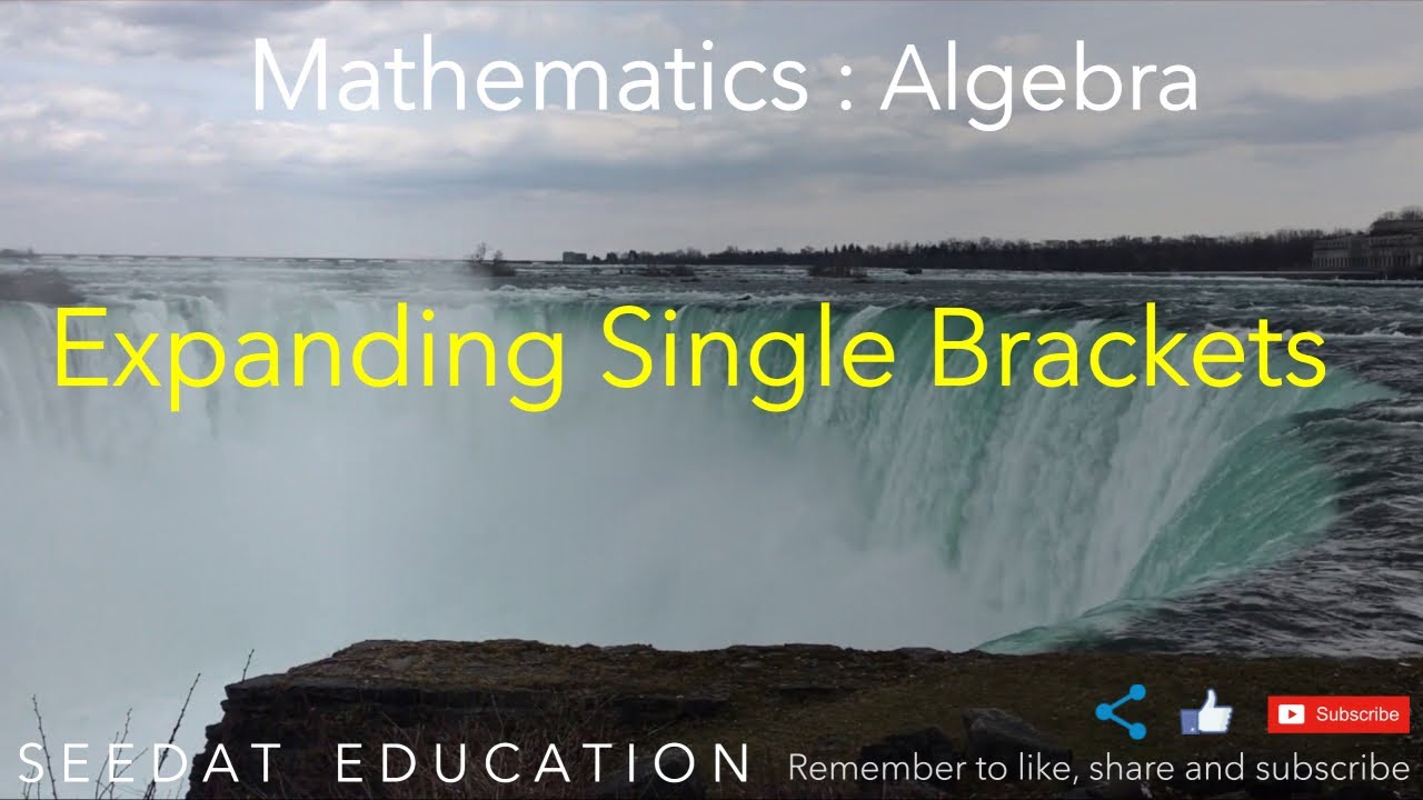 Mathematics - Algebra: Expanding Single Brackets - YouTube