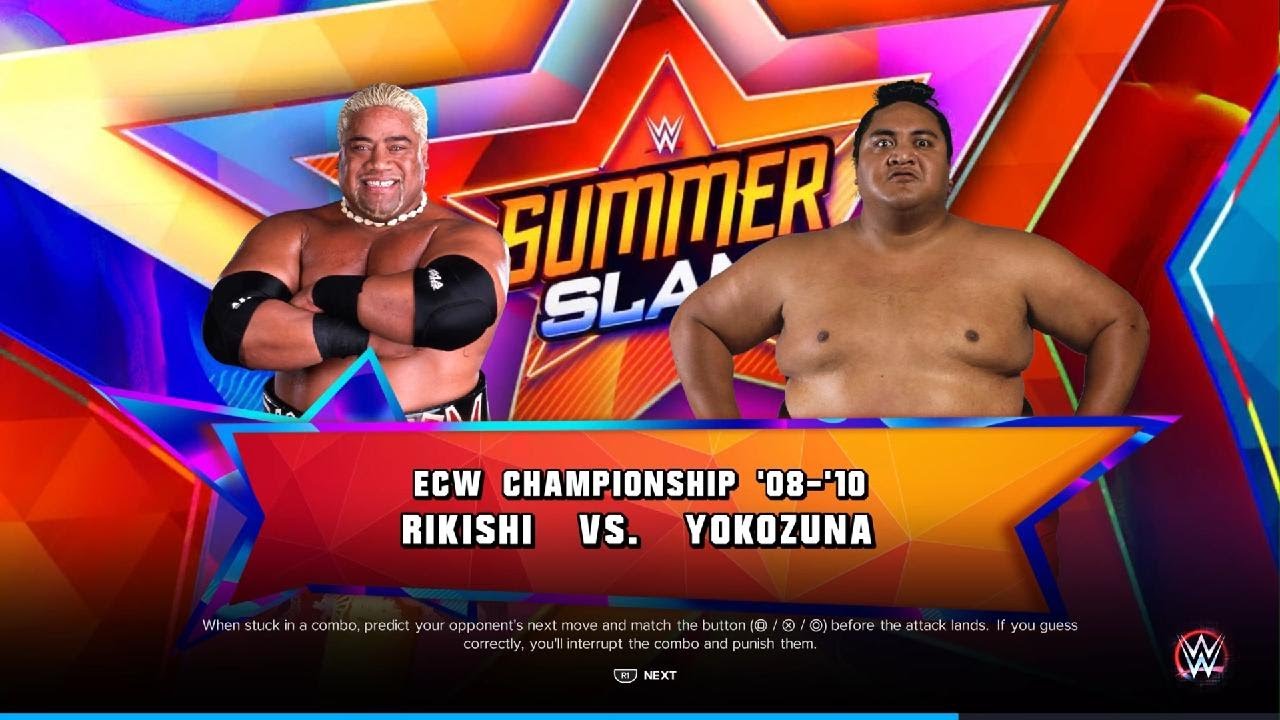 Yokozuna vs Rikishi - ECW Championship - YouTube