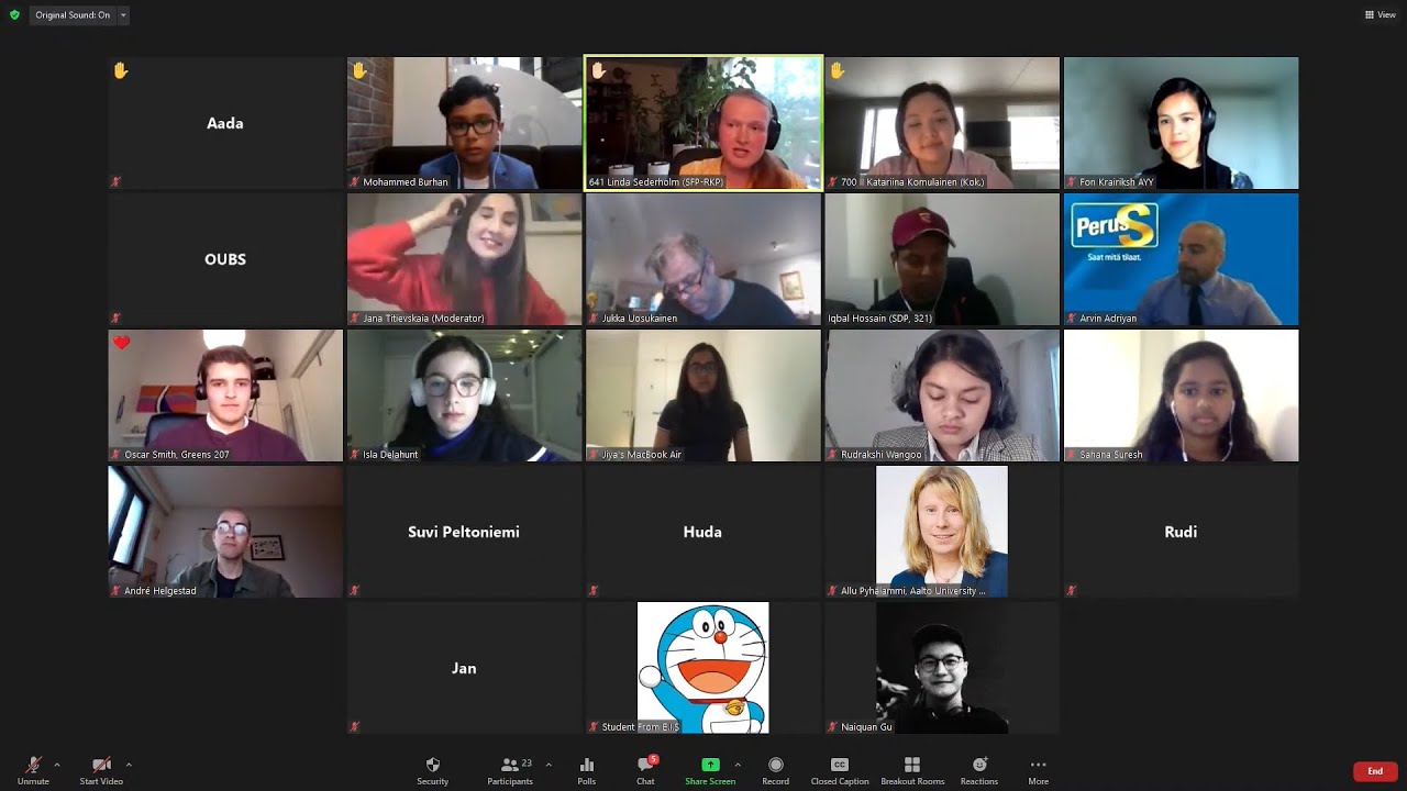 Election panel on environmental issues (Espoo) - YouTube