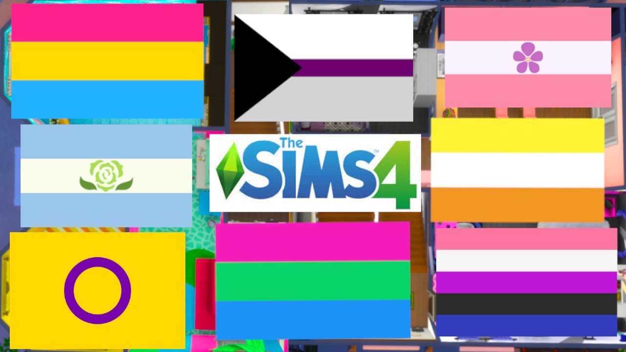 Every Room is a Different Pride Flag with CC Pride Flags! // Sims 4 ...