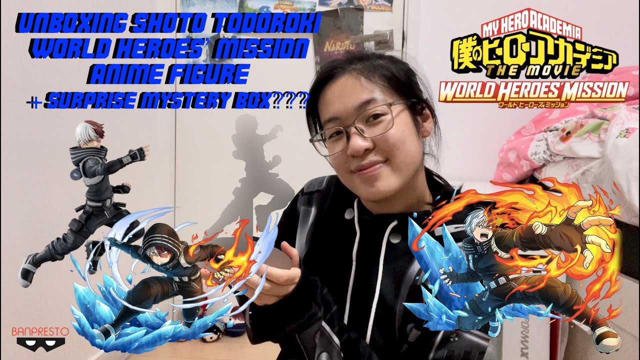 Unboxing My Hero Academia: World Heroes' Mission Shoto Todoroki Anime ...