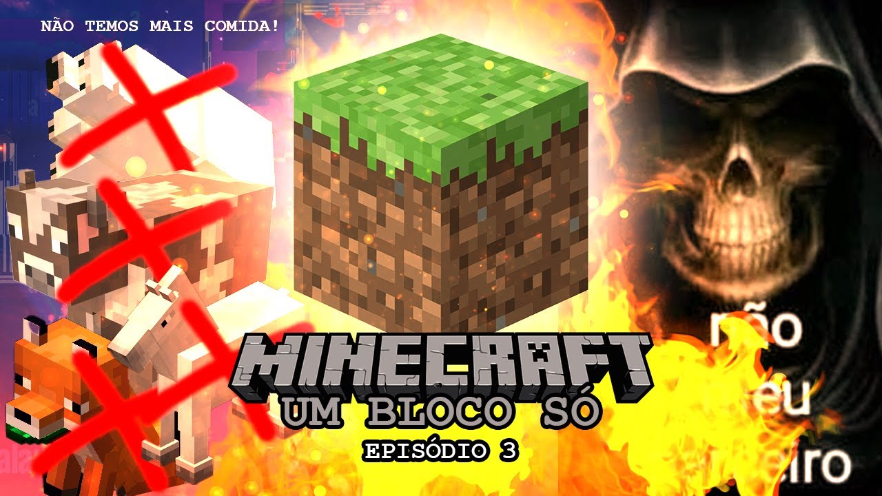 O QUE ESTÁ VIVO PODE MORRER! - Minecraft Um Bloco Só! #03 - YouTube