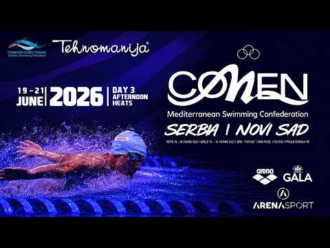 DAY 3 Afternoon Heats | COMEN 2026 | Mediterranean Swimming Cup | #Comen #ComenCup #ComenCup2026