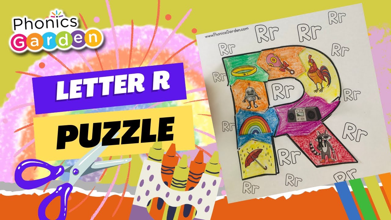 Letter R Puzzle | Phonics Garden #puzzlegame - YouTube