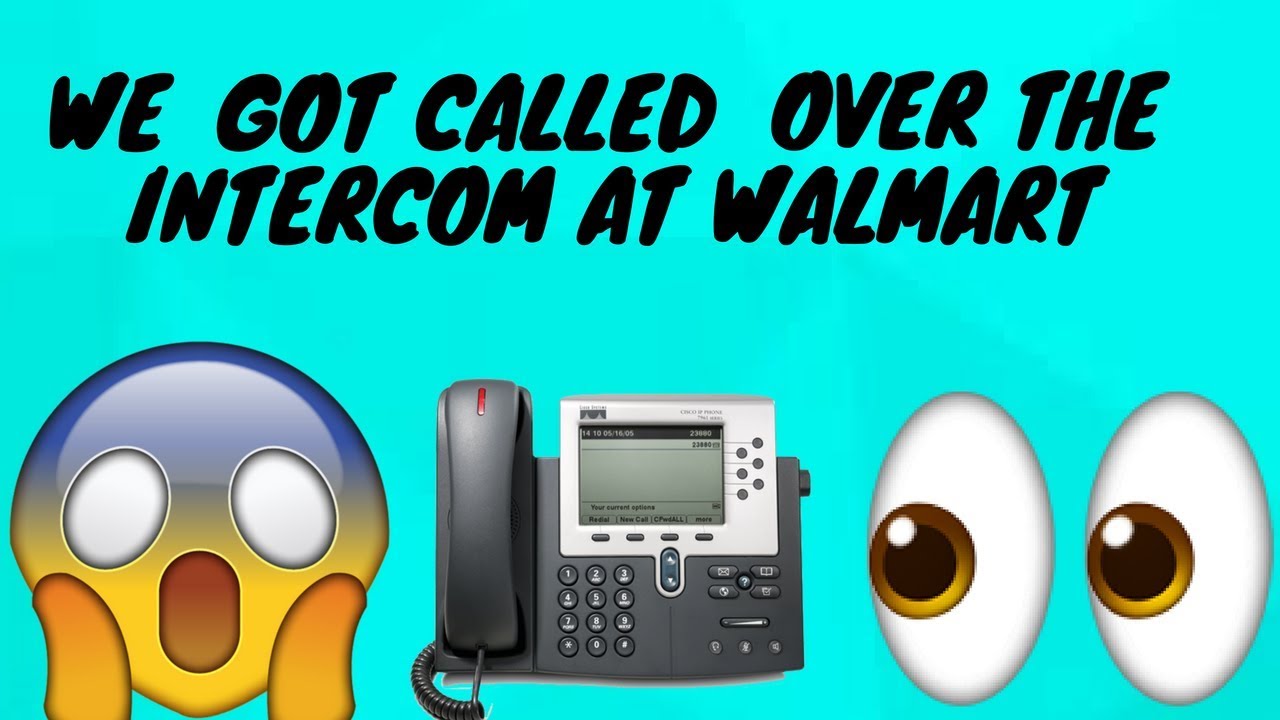 CALLED OVER THE INTERCOM AT WALMART !! - YouTube