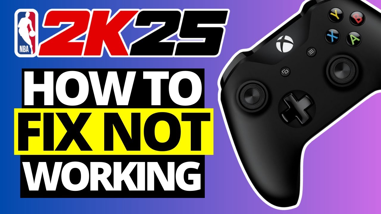 Fix XBOX Controller Not Working on NBA 2K25 - YouTube