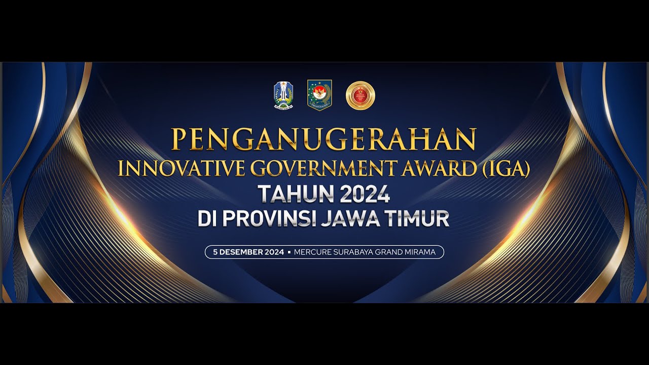 🔴 LIVE PENGANUGERAHAN INNOVATIVE GOVERNMENT AWARD (IGA) TAHUN 2024 PROV ...
