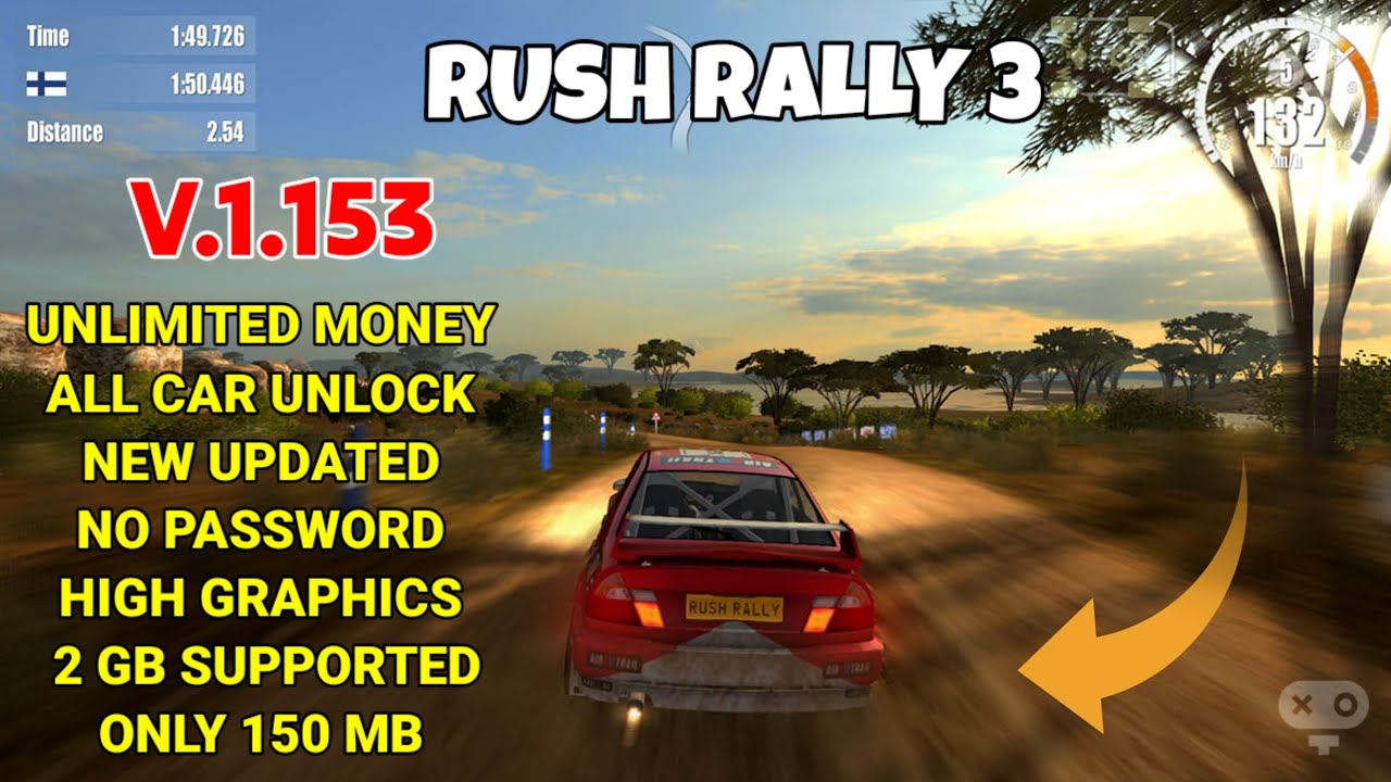 Rush rally 3 V. 1.153 DOWNLOAD FREE mod apk unlimited money, Rush rally ...