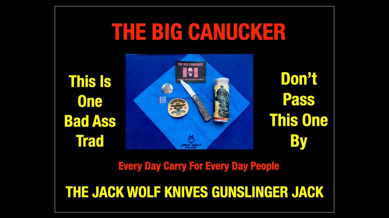 The Jack Wolf Knives Gunslinger Jack....One Bad Ass Traditional - YouTube