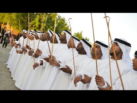 🔥 Al-Ardha Dance dubai 🇦🇪| Epic Arabic Warrior Dance with Swords! ⚔️ ...