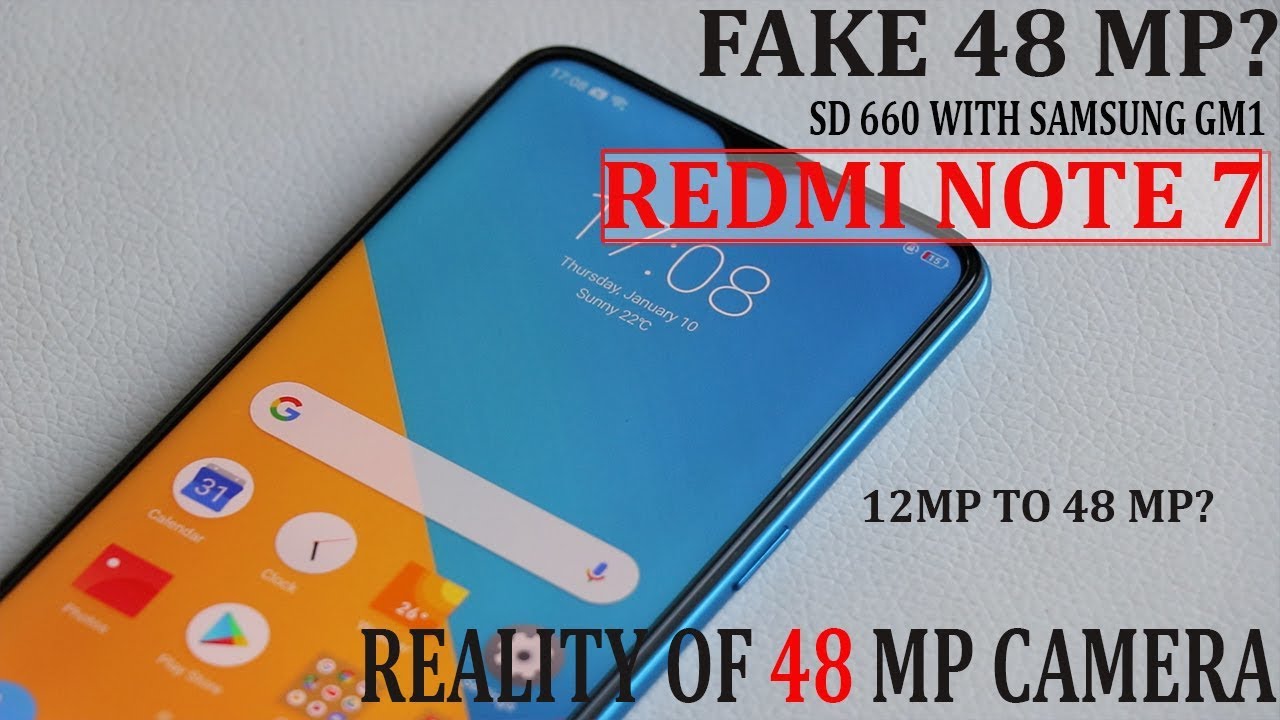 REDMI NOTE 7 FAKE 48 MP CAMERA? # 48 MP CAMERA TRUTH #Explained - YouTube