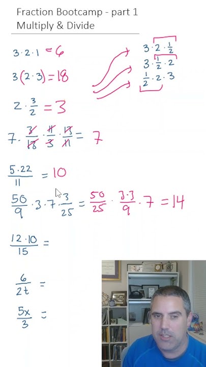 Fraction Bootcamp - part 1 - Rearranging multiplication #fractions # ...
