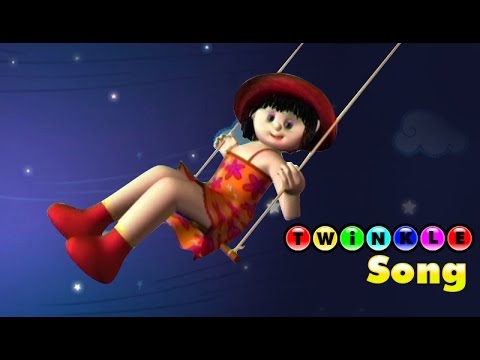 Twinkle Song from Manchadi | Malayalam animated Nursery rhyme for Kids