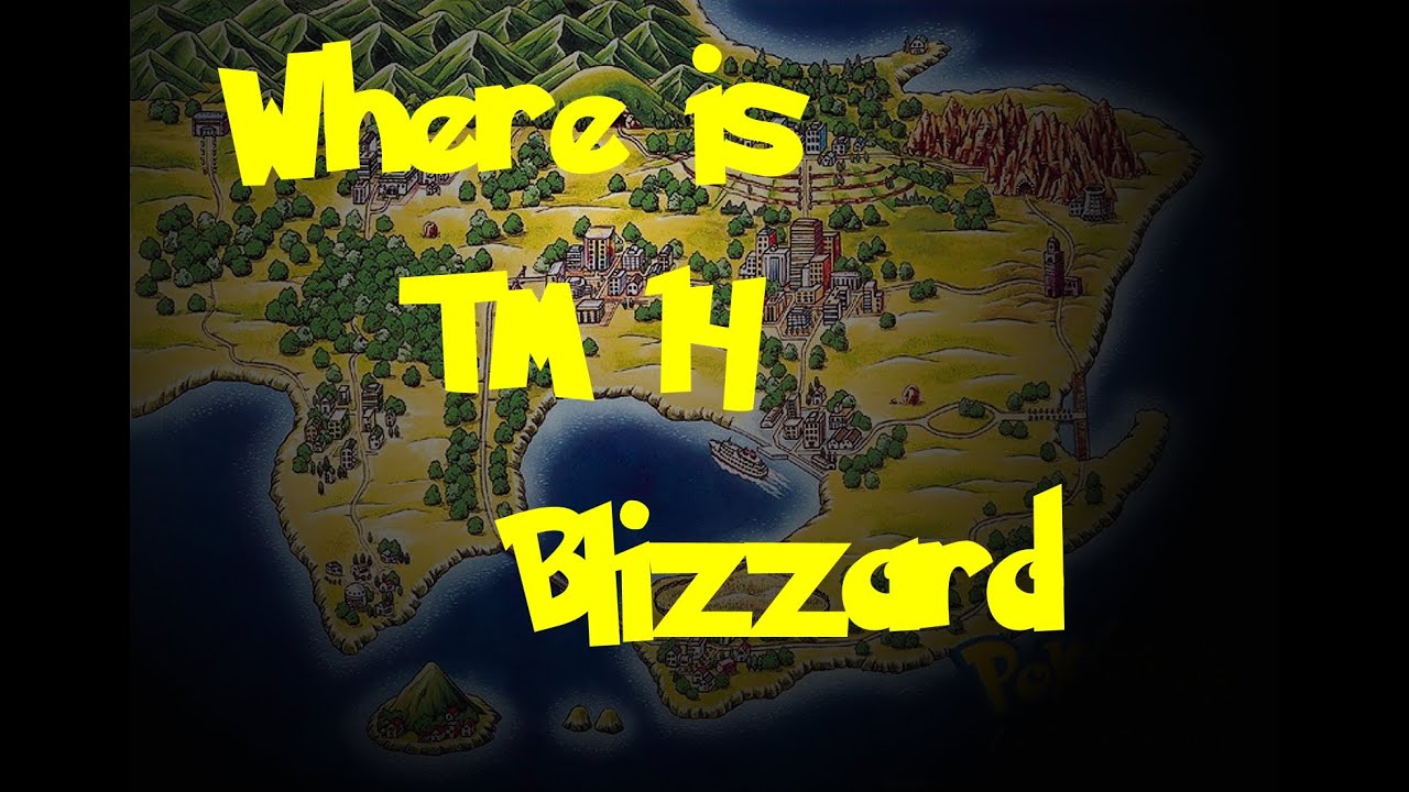 Where Is: TM 14 - Blizzard (Pokemon Blue/Red/Yellow) - YouTube