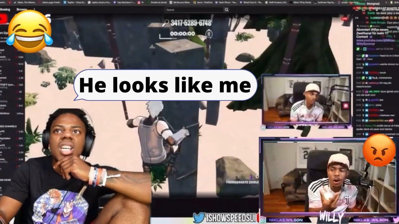 IShowSpeed ist in Willys Stream & macht Willy sauer😡👀😂 - YouTube