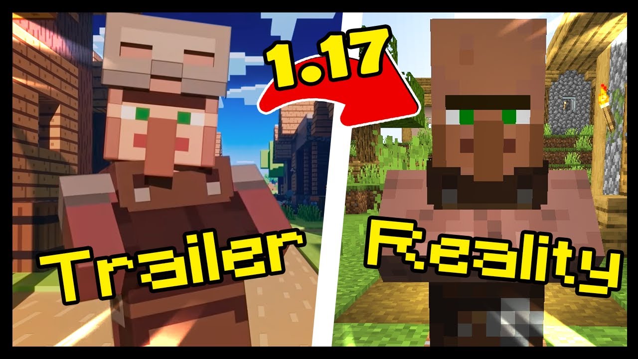 MINECRAFT 1.17 - TRAILER VS REALIDADE (REALITY) - YouTube