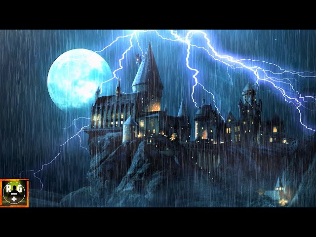 Lightning Hogwarts In Harry Potter Hd Movies Wallpapers Night Falls On