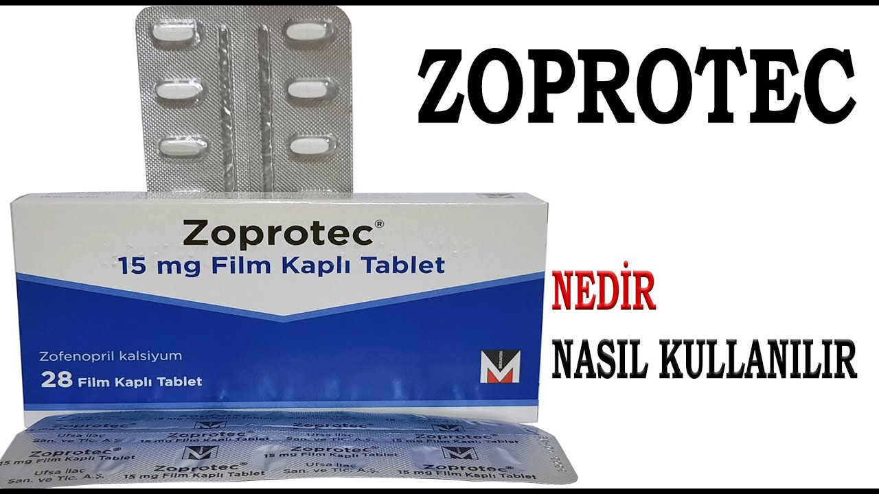 ZOPROTEC (Zofenopril) Nedir, Niçin Kullanılır, Nasıl Kullanılır, Yan ...