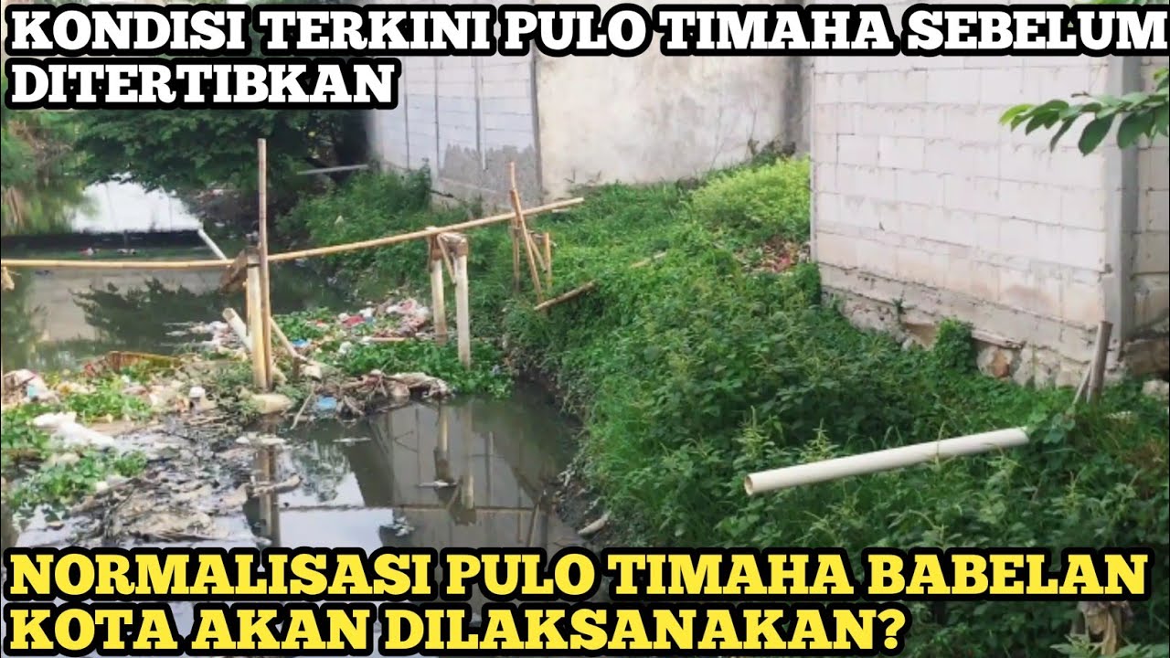 Update Pulo Timaha Sebelum Di Tertibkan | Sepanjang Kali Pulo Timaha ...