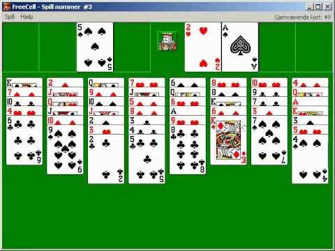 Freecell game #3 of 1000000 - YouTube