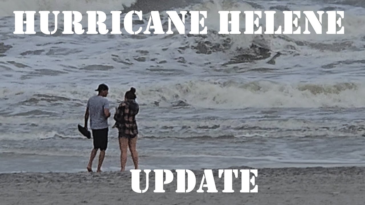 "Hurricane Helene Update" Sept 26th Jacksonville Beach FL - YouTube