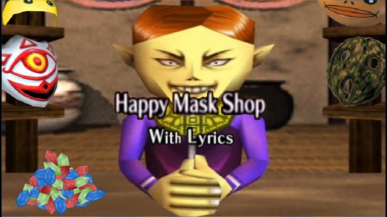 Happy Mask Shop Theme With Lyrics - YouTube