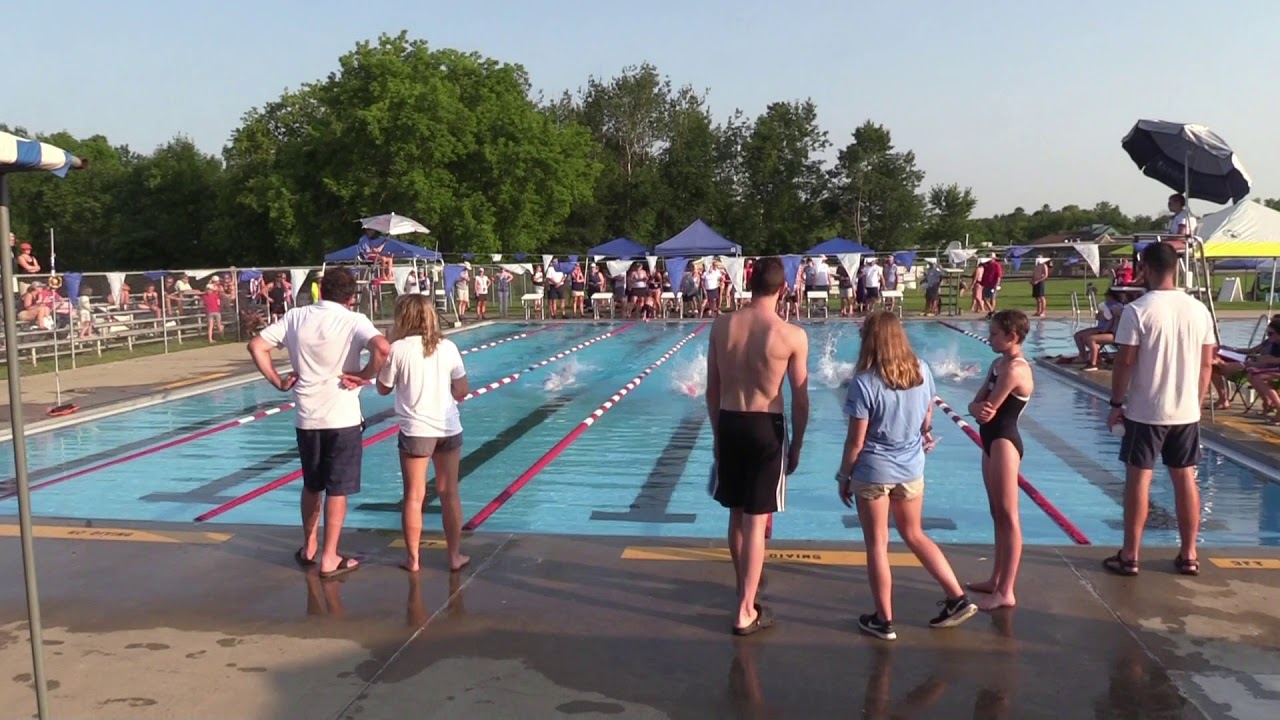 CVSL Championship Swim Meet 2019: 100 Yard Freestyle - YouTube