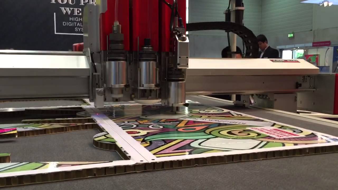 IECHO Power EOT corrugated board 0.5M/S 201506081259 - YouTube