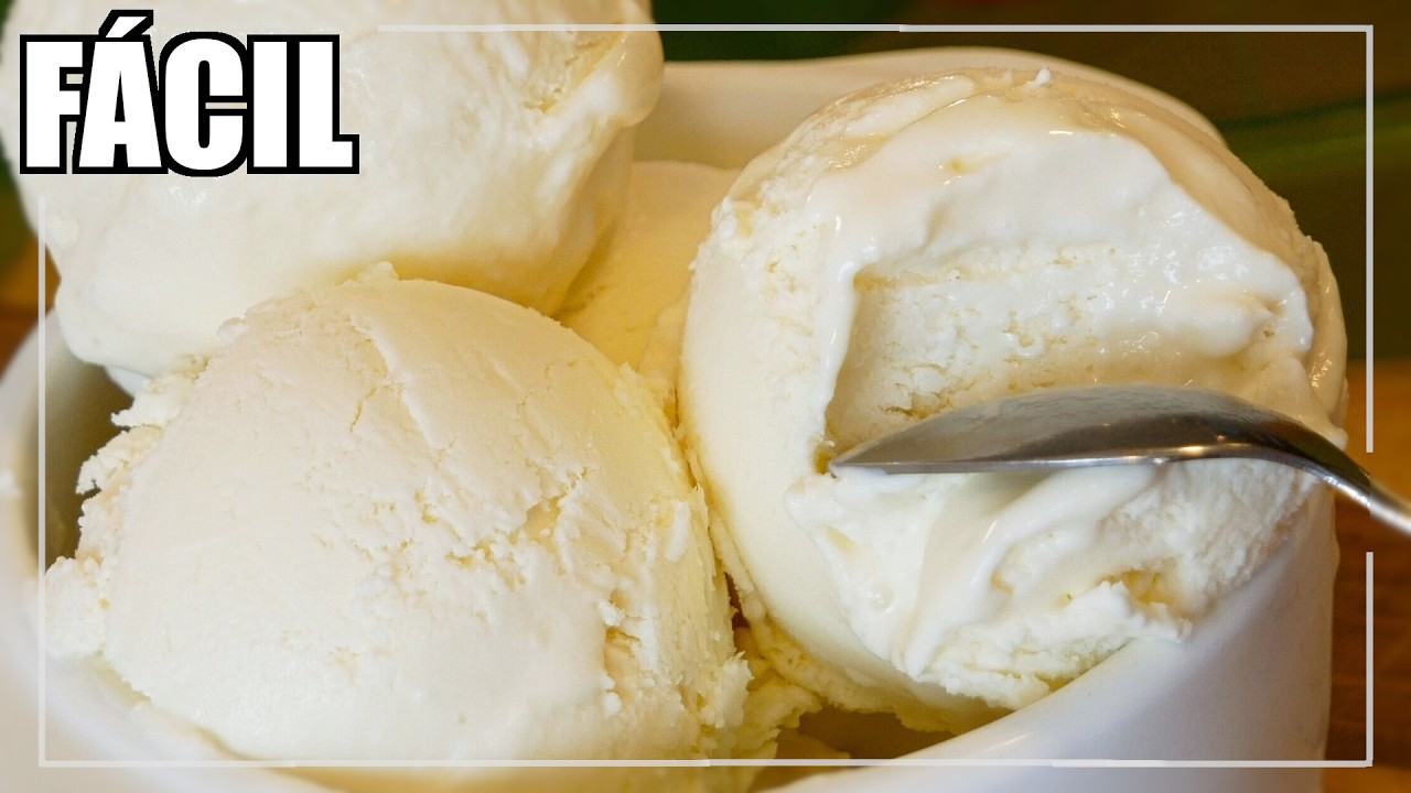 🍦🍨 El HELADO más RICO y FÁCIL de LECHE CONDENSADA muy CREMOSO con solo ...