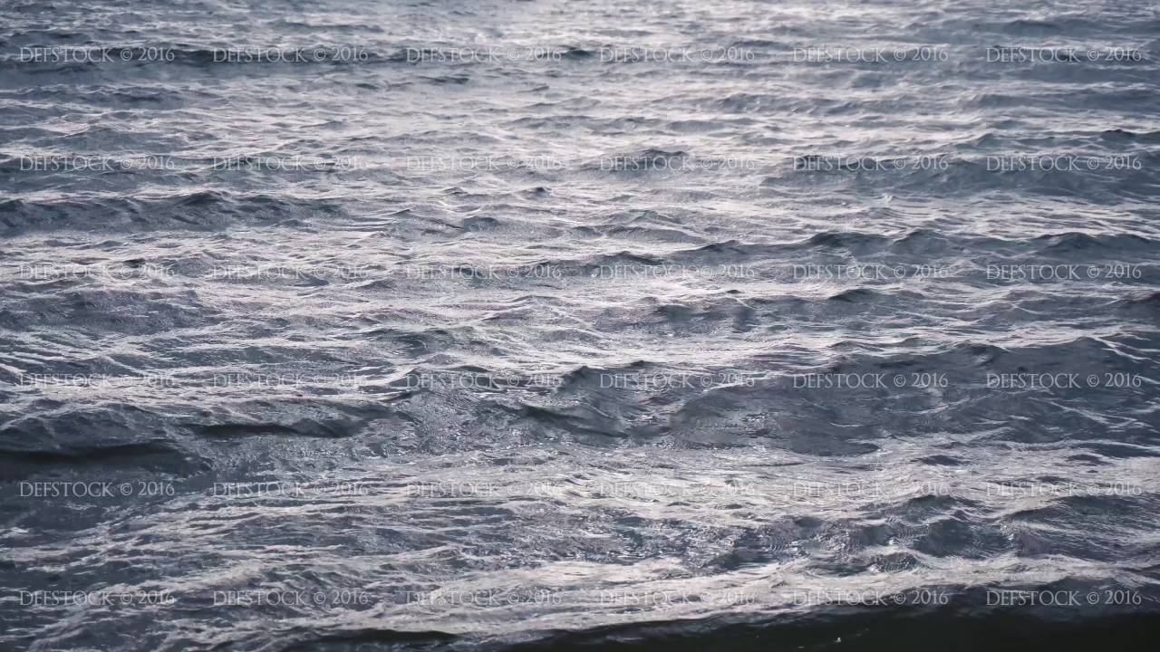 Windy stormy sea surface waves - YouTube