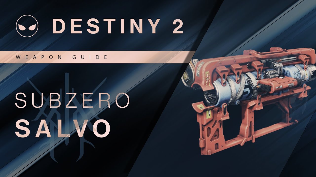 Subzero Salvo Weapon Guide | "Return of the Boom Tube" | Destiny 2 ...