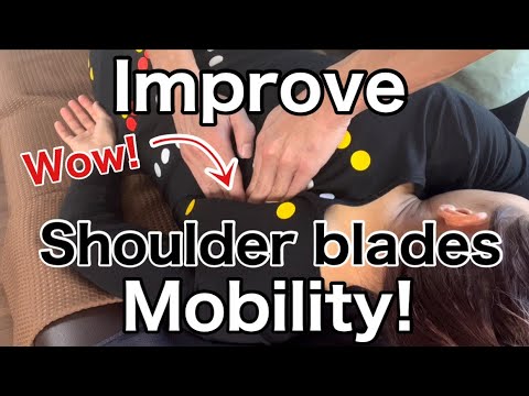 Treatment to improve shoulder blades mobility! - YouTube