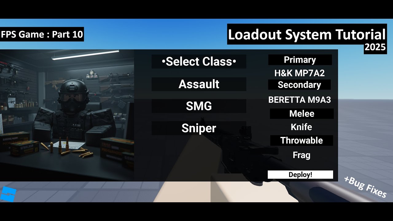 How to make a Loadout System in Roblox Studio | Tutorial - YouTube