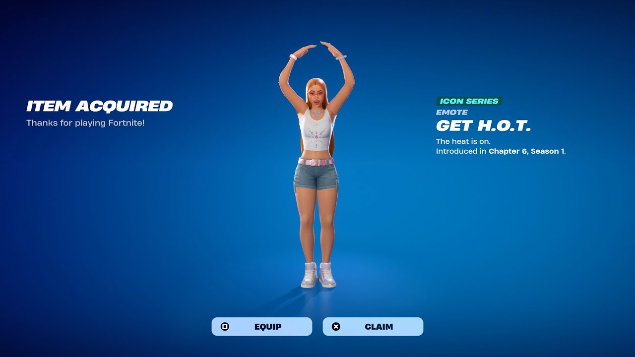 How To Get Get H.O.T. Emote NOW FREE in Fortnite! (Free Get H.O.T. Emote) - YouTube