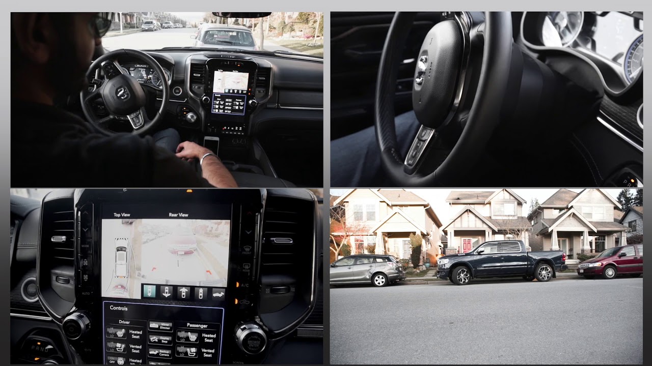 How To Use Self Parking On 2019 RAM 1500 - YouTube