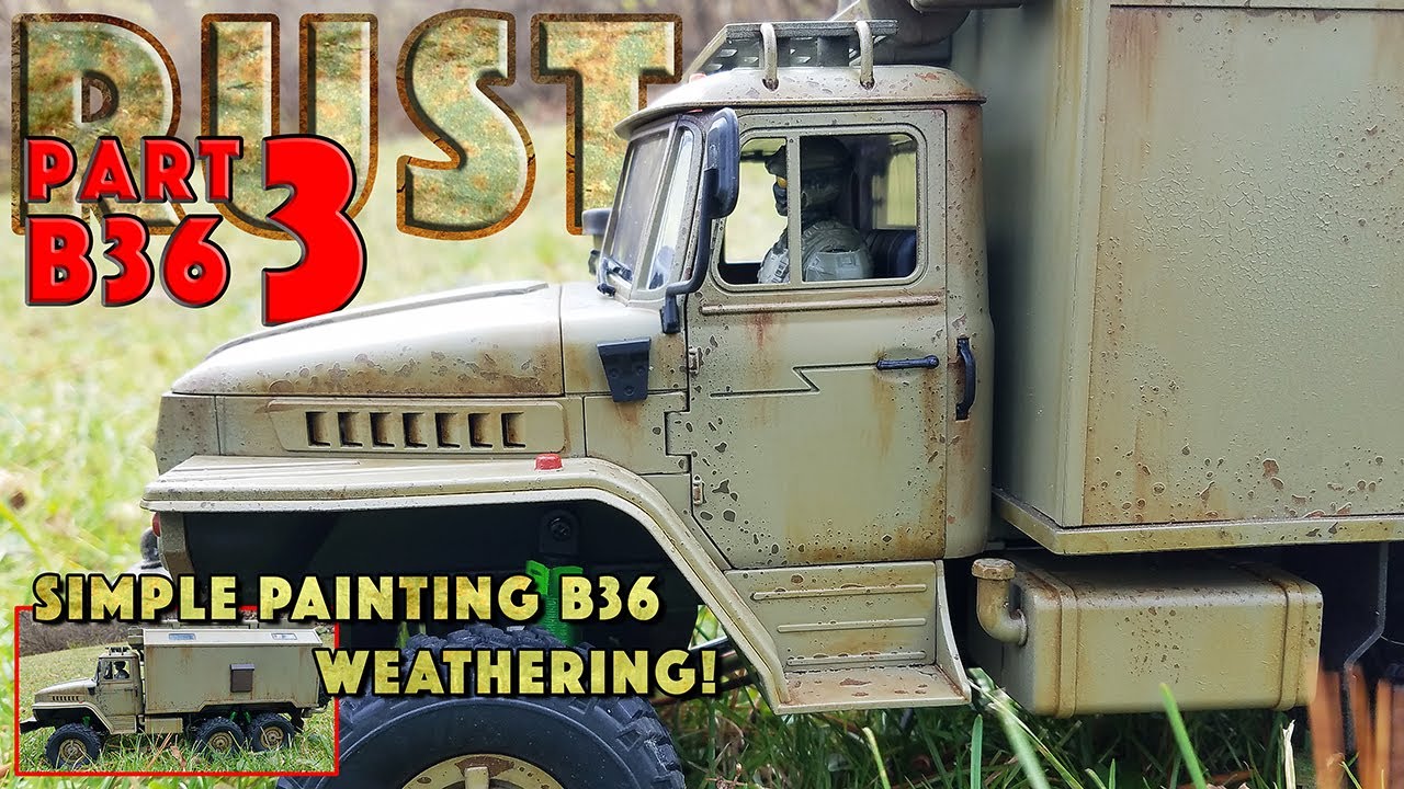 WPL B36 - Simple Weathered Painting, Durable and COOL!! - YouTube