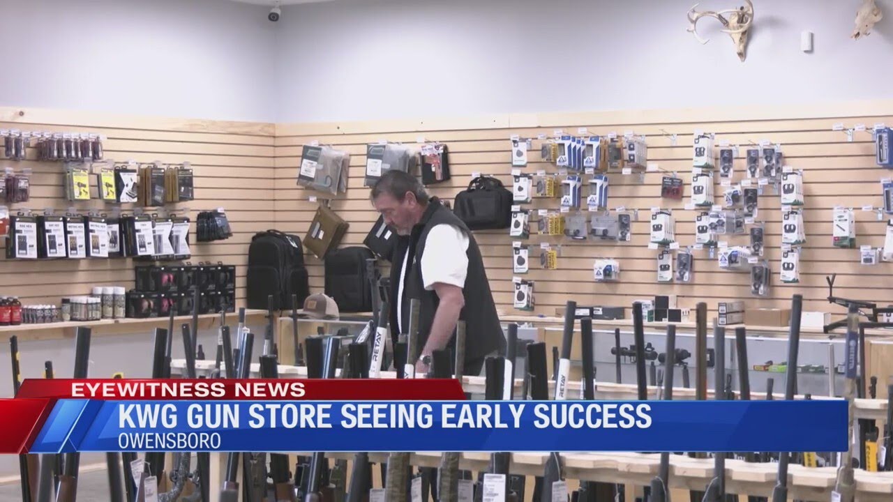 KWG Owensboro gun store seeing early success - YouTube