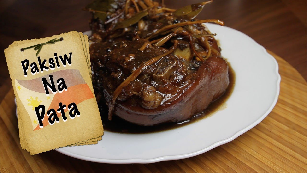 Paksiw na pata revealed my secrets ingredients!! - YouTube